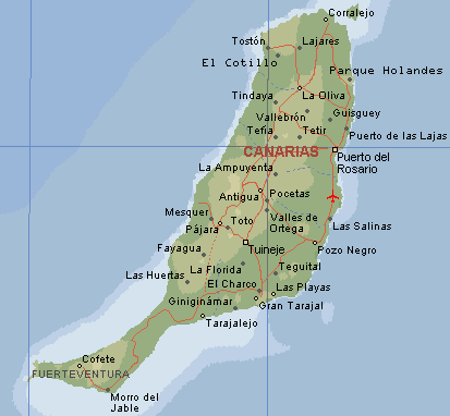 Fuerteventura Map